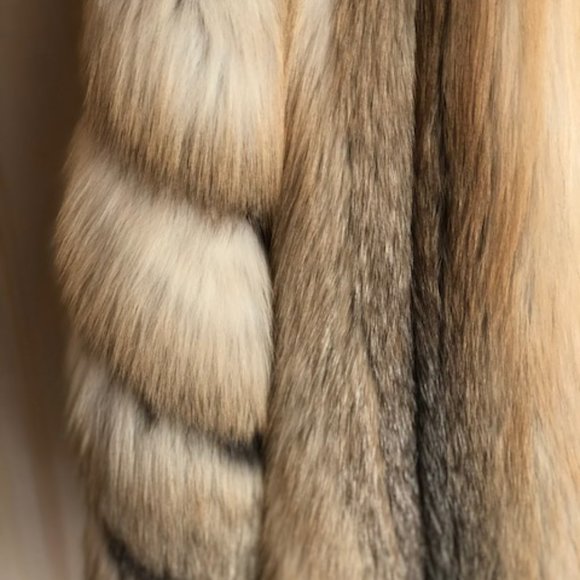 Furs by Etienne | Jackets & Coats | Golden Island Shadow Fox Fur Jacket ...